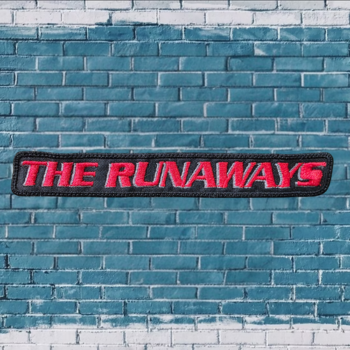 THE RUNAWAYS - LOGO EMBROIDERED PATCH | black-wings