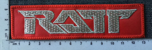 RATT - LOGO EMBROIDERED PATCH | black-wings