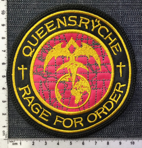 QUEENSRYCHE - Rage for Order EMBROIDERED PATCH | black-wings