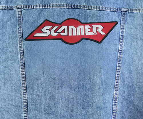 SCANNER - LOGO EMBROIDERED BACKPATCH | black-wings