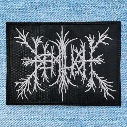 DEMILICH - Logo EMBROIDERED PATCH | black-wings