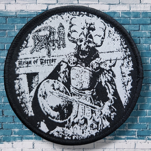 DEATH - Reign of Terror WOVEN PATCH | black-wings