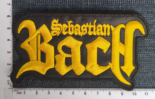 SEBASTIAN BACH - LOGO EMBROIDERED PATCH | black-wings