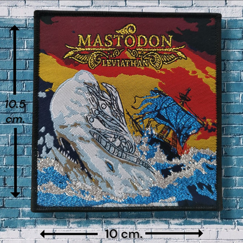 MASTODON - Leviathan WOVEN PATCH | black-wings