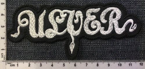 ULVER - LOGO EMBROIDERED PATCH | black-wings