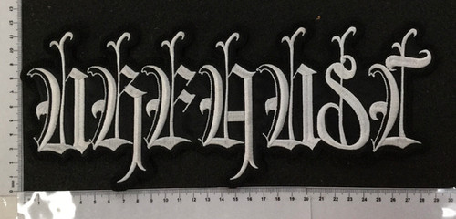 URFAUST - LOGO EMBROIDERED BACK PATCH | black-wings