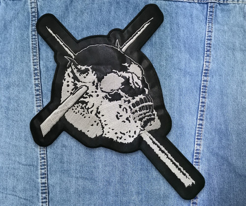 CANDLEMASS - Epicus Skull BACK PATCH | black-wings