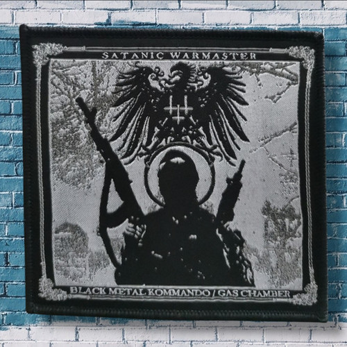 SATANIC WARMASTER - Black Metal Kommando WOVEN PATCH | black-wings