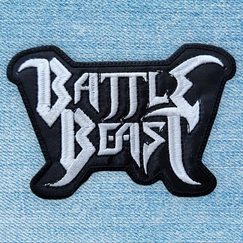 BATTLE BEAST - Logo EMBROIDERED PATCH | black-wings