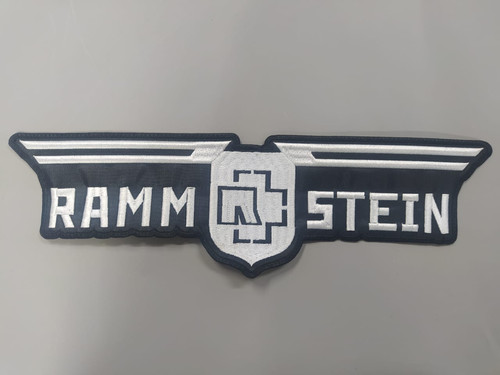 RAMMSTEIN - WINGS LOGO EMBROIDERED BACK PATCH | black-wings