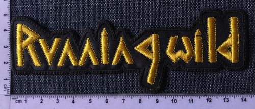 RUNNING WILD - LOGO EMBROIDERED PATCH | black-wings