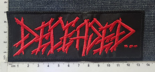DECEASED... - LOGO EMBROIDERED PATCH | black-wings