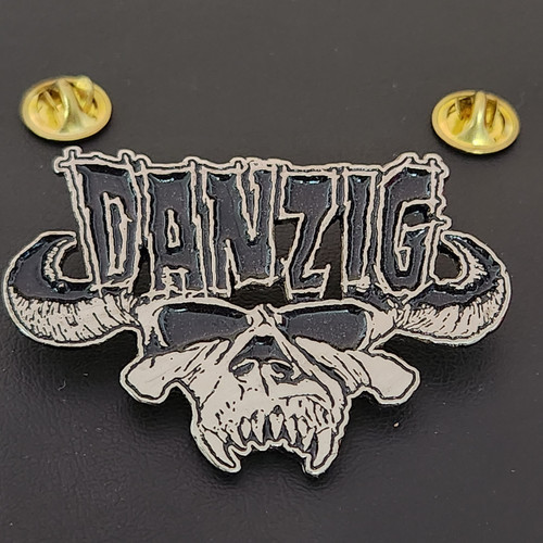DANZIG - Logo Skull METAL PIN | Blackwings
