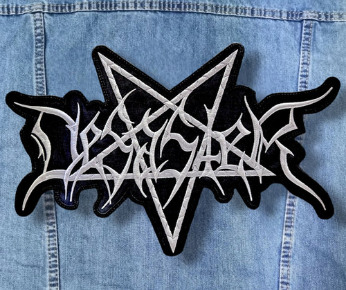DESASTER - Logo EMBROIDERED BACK PATCH | black-wings