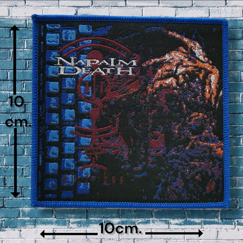 NAPALM DEATH - Diatribes WOVEN PATCH | black-wings