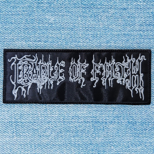 CRADLE OF FILTH - Logo EMBROIDERED PATCH | black-wings