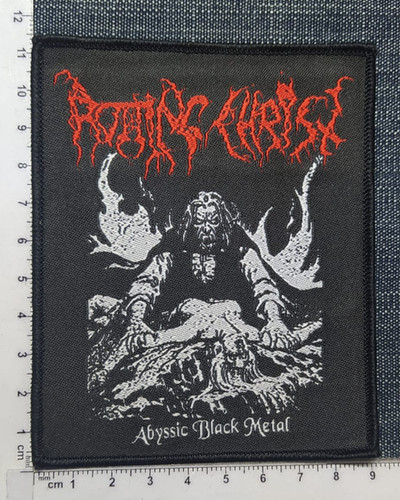 ROTTING CHRIST - ABYSSIC BLACK METAL WOVEN PATCH | black-wings