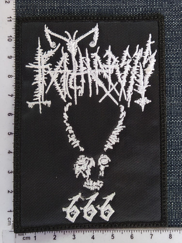 KATHARSIS - Demon 666 EMBROIDERED PATCH | black-wings
