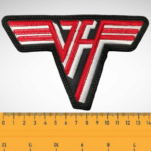 VAN HALEN - LOGO Embroidered patch | black-wings