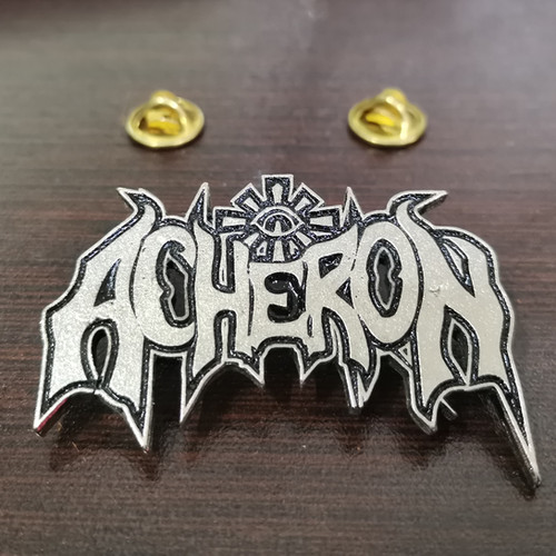 ACHERON - LOGO Metal Pin | black-wings