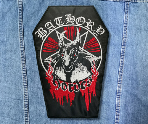 BATHORY - Hordes Coffin BACK PATCH | black-wings