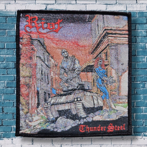 RIOT - Thunder Steel WOVEN PATCH | black-wings