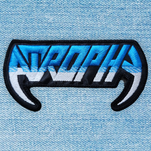 ATROPHY - Logo EMBROIDERED PATCH | black-wings