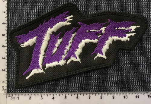 TUFF - Logo EMBROIDERED PATCH | black-wings