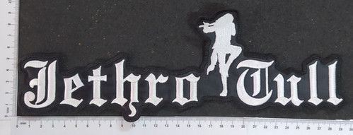 JETHRO TULL - LOGO EMBROIDERED BACKPATCH | black-wings