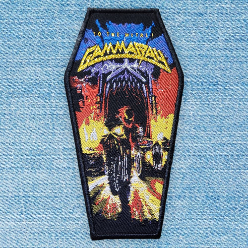 GAMMA RAY - To Metal WOVEN PATCH | black-wings