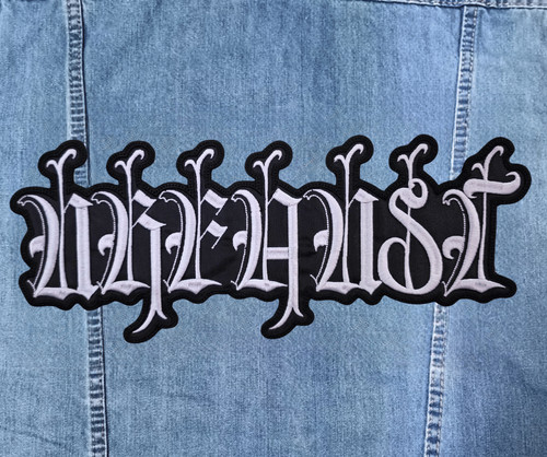 URFAUST - LOGO EMBROIDERED BACK PATCH | black-wings
