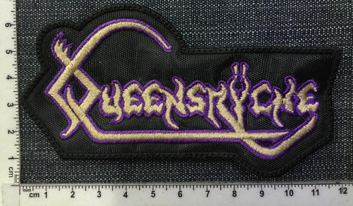 QUEENSRYCHE - Old Logo EMBROIDERED PATCH | black-wings