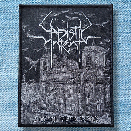 SADISTIC INTENT - Ancient Black Earth WOVEN PATCH | black-wings