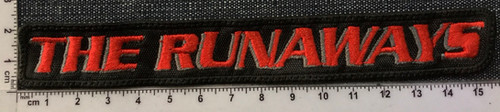 THE RUNAWAYS - LOGO EMBROIDERED PATCH | black-wings