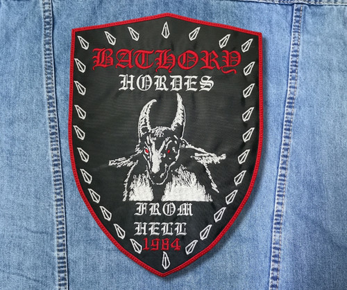 BATHORY - Hordes From Hell BACK PATCH | black-wings
