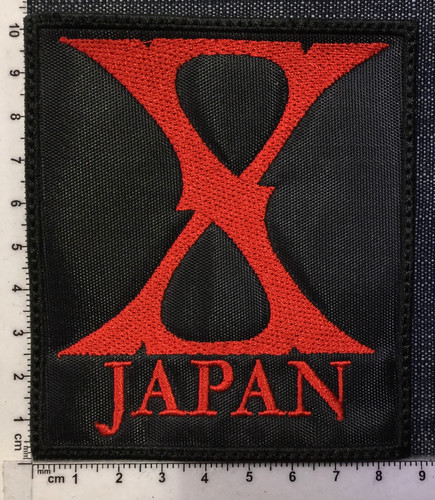 X JAPAN - Logo EMBROIDERED PATCH | black-wings