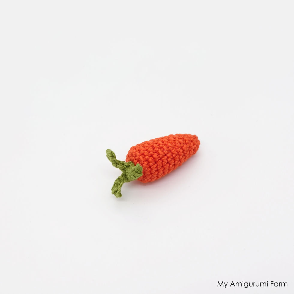 FREE CROCHET MINI CARROT PATTERN