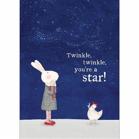 Ruby Red Shoes Twinkle Twinkle Card | The Puzzle People