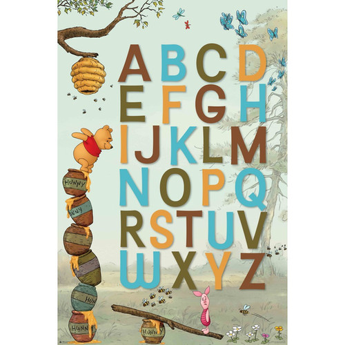 Disney Winnie the Pooh Alphabet Poster | The Puzzle People