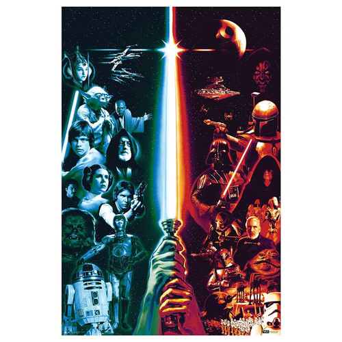 Star Wars Light and Dark Poster | The Puzzle People