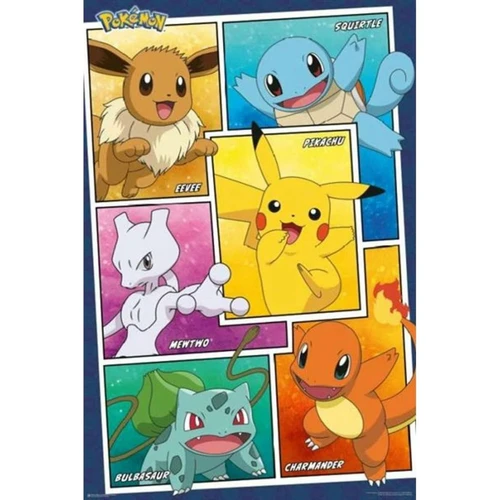 Pokemon Panels Poster | The Puzzle People