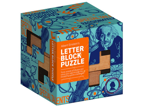 Professor Puzzle Einstein Letter Block Puzzle | The Puzzle People