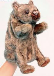 CA Hansa Wombat Hand Puppet | The Puzzle People