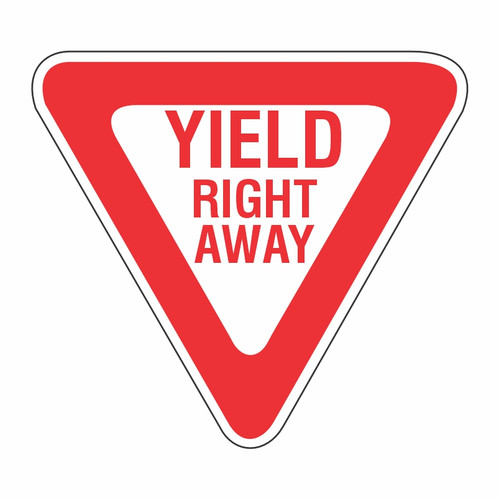 YIELD RIGHT AWAY | US Safetysign