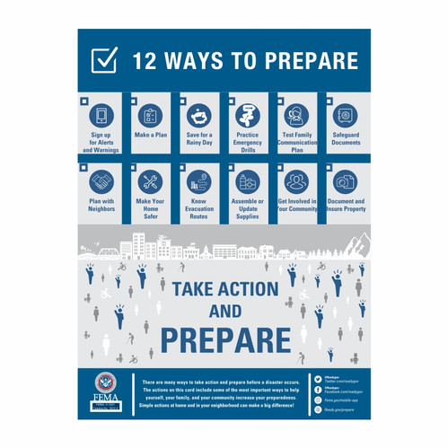 12 WAYS TO PREPARE | US Safetysign