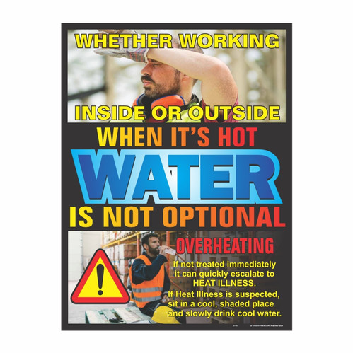 HYDRATION, OVERHEATING DANGER | US Safetysign