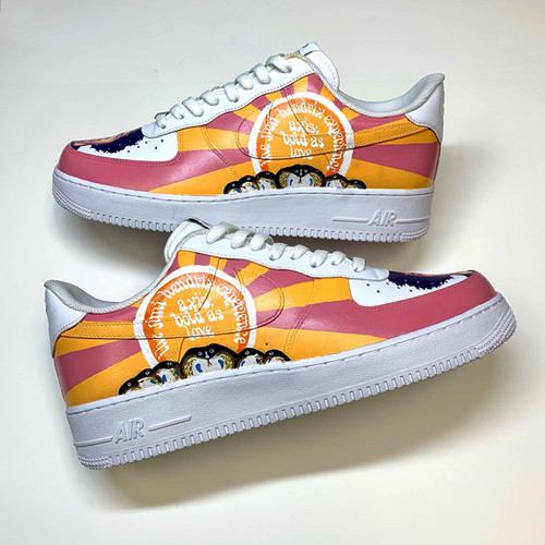 Custom Air Force 1 Jimi Hendrix Concept | Hand-Painted By Reed Revesz