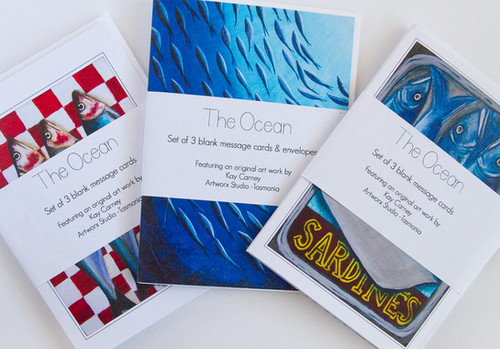 Set of 3 Ocean Cards | artworxstudio
