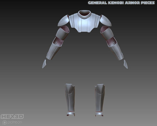 General Kenobi Armor Set | Ryan's Print Shop