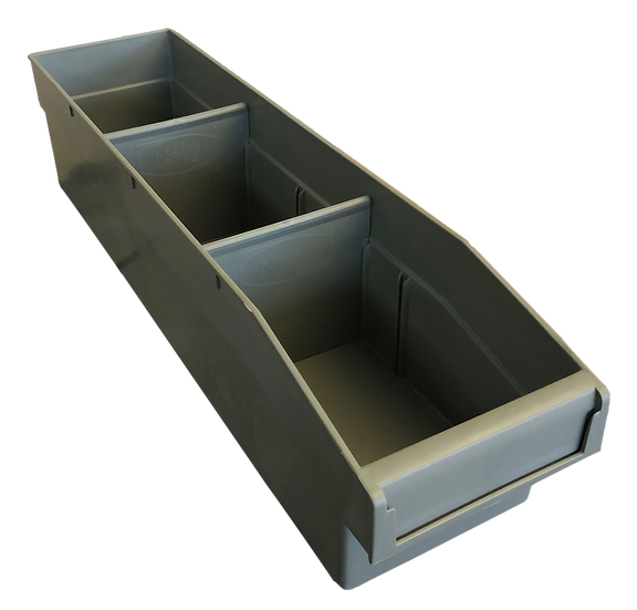 Divided Parts Bin (400mm x 100mm) | AWS